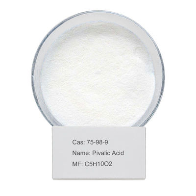 C5H10O2 Pivalic Acid CAS 75-98-9 สารกำจัดศัตรูพืชคริสตัลลีนไม่มีสี